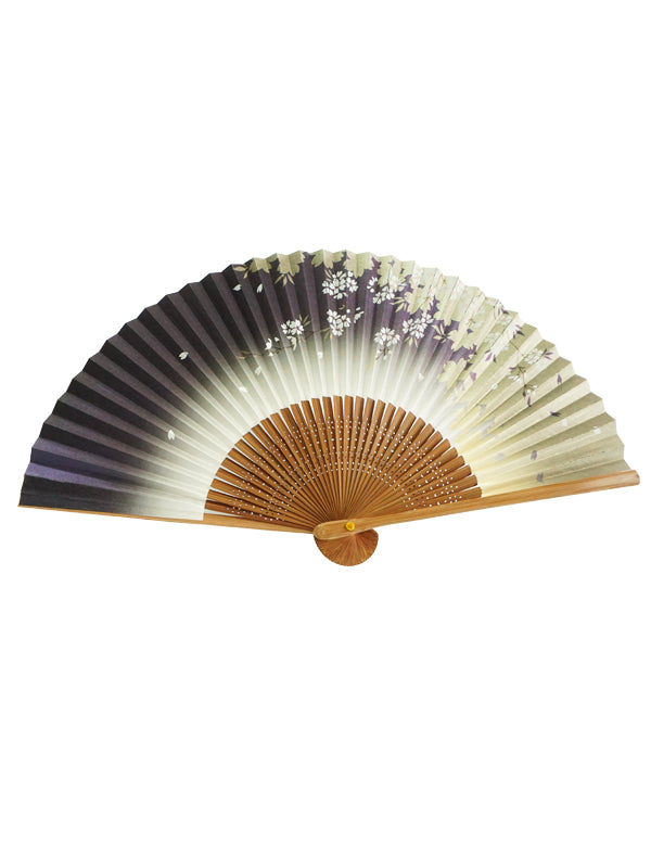 Folding Fan. made in Kyoto, Japan. Japanese Hand Fan. "Classical Cherr ...